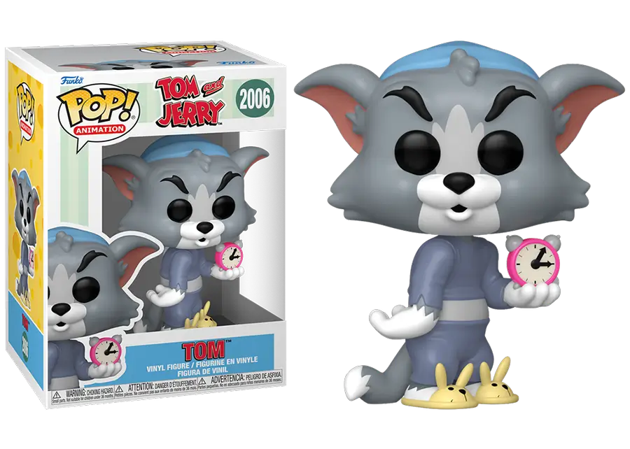 Funko Pop! Tom and Jerry: Tom with Clock #2006 - Funko On Wheels